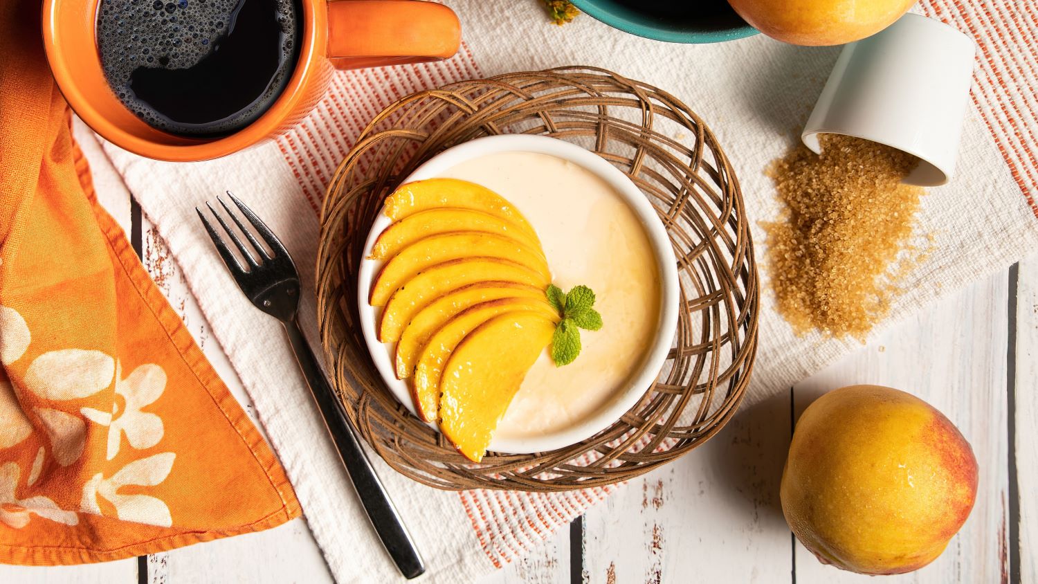 Peach Posset
